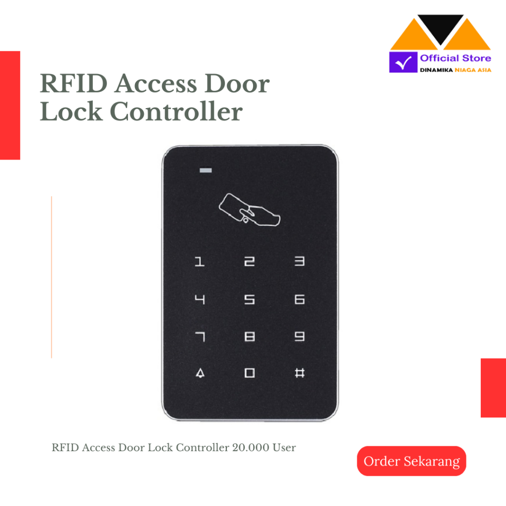Jual Stand Alone Access Control RFID 20.000 User Akses Kontrol Pintu Murah | Shopee Indonesia
