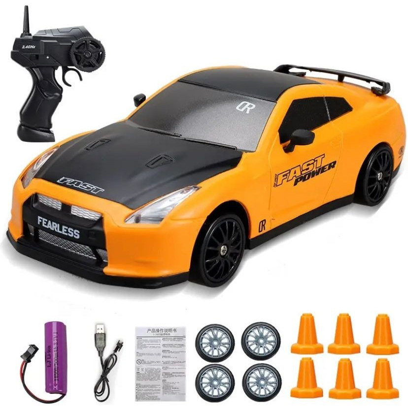 Jual RC Mobil Mini Drift Huangbo HB Toys GTR High Speed 1/24 2.4G 4WD ...