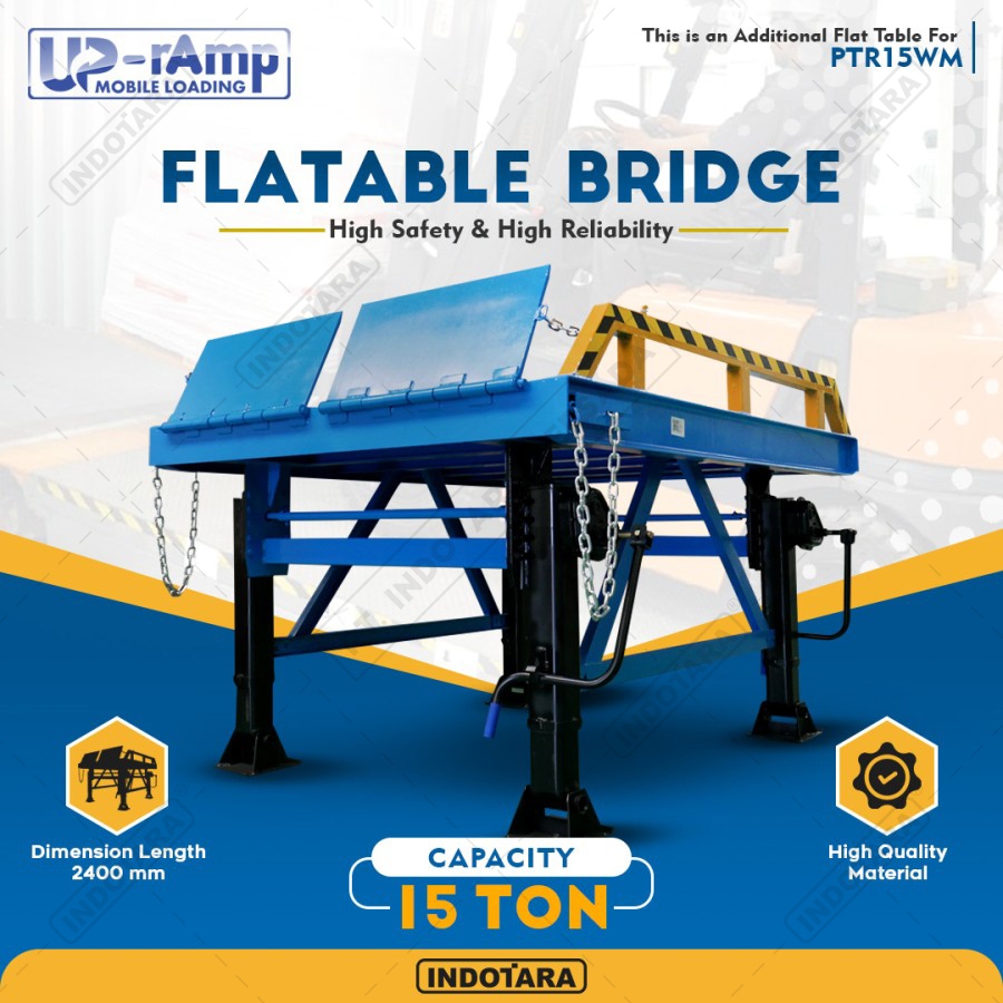 Jual Flatable Bridge Upramp Mobile Loading & Unloading dock - PTR15WM ...