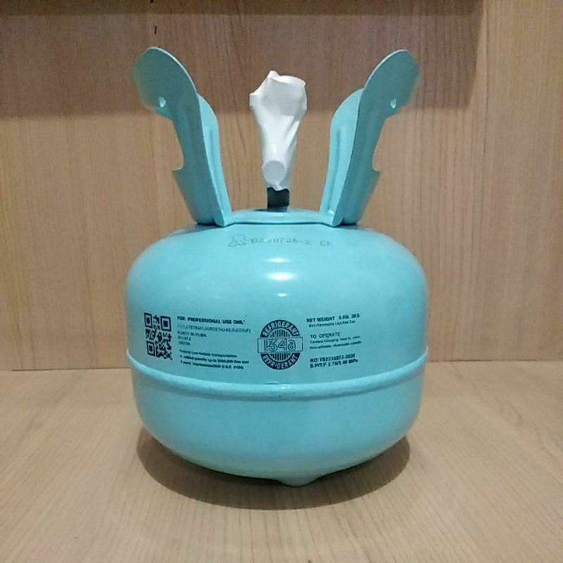 Jual Freon R134 3kg tabung kecil /freon refrigerant RHES | Shopee Indonesia