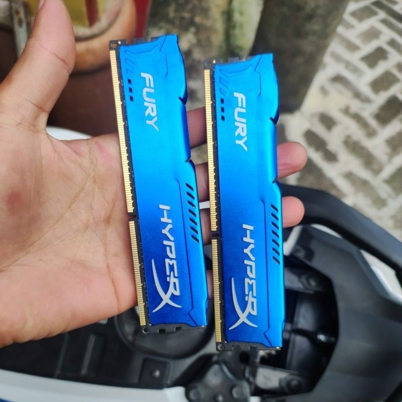 Jual ram ddr3 kingstone hyper furry 8gb x2 | Shopee Indonesia