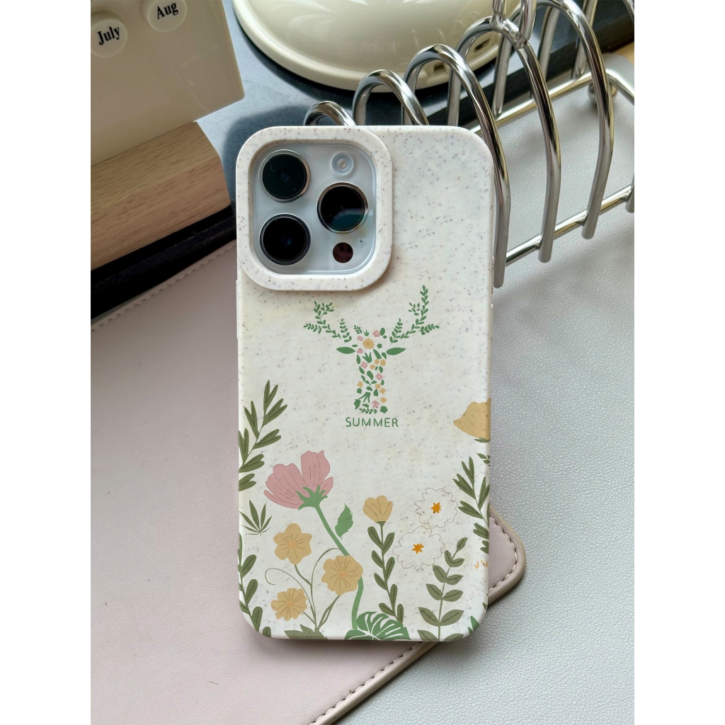 Jual Case Gadis Kecil Motif Bunga Segar iPhone 7 8 15 Plus 11 13 12 ...