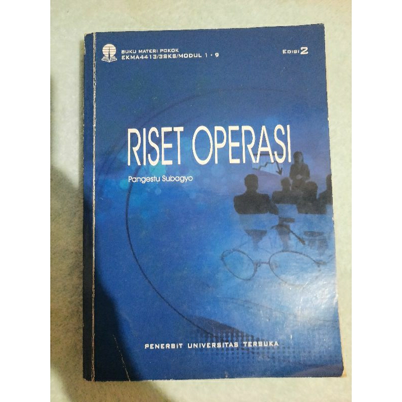 Jual Bahan Ajar /Modul UT second matakuliah RISET OPERASI EKMA4413 edisi 2 | Shopee Indonesia