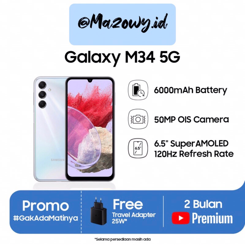 Jual SAMSUNG GALAXY M34 5G BARU BUKA KOTAK | Shopee Indonesia