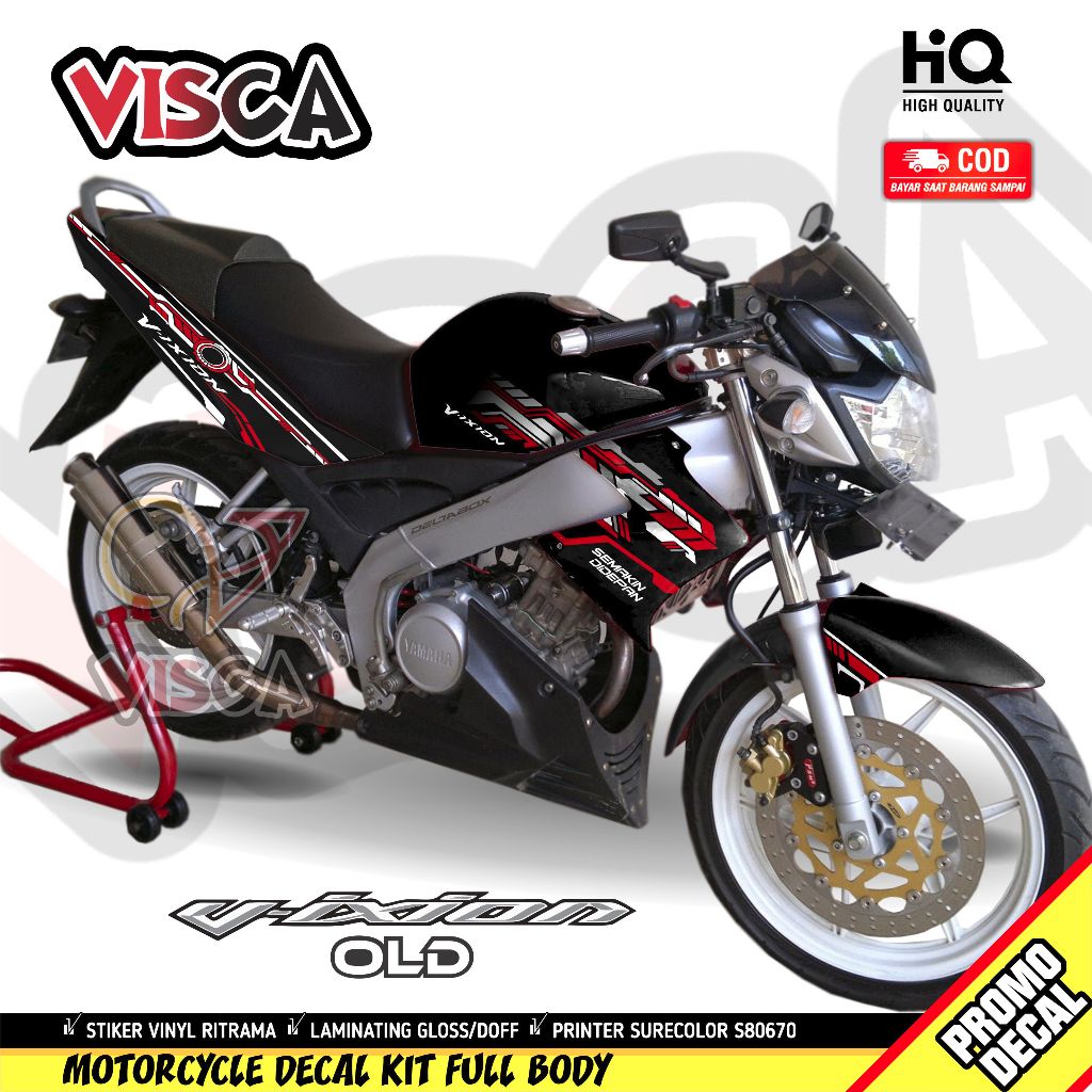 Jual Decal Vixion Old Full Body Stiker Vixion Old Full Body Striping ...