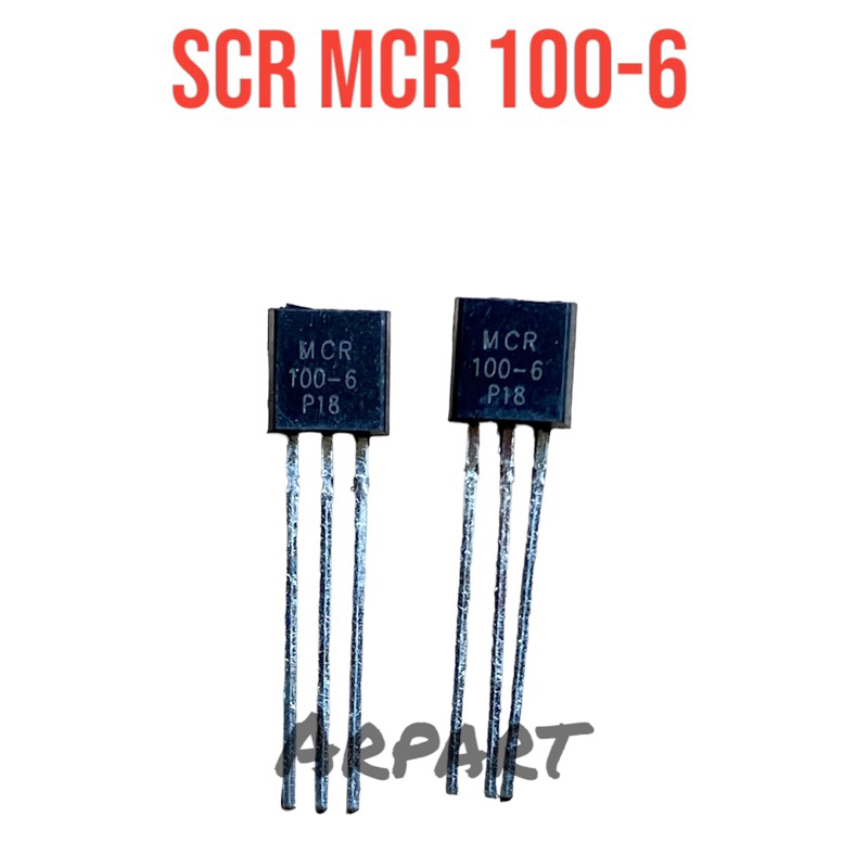 Jual SCR MCR100-6 MCR 100 TO-92 0.8A 400V | Shopee Indonesia