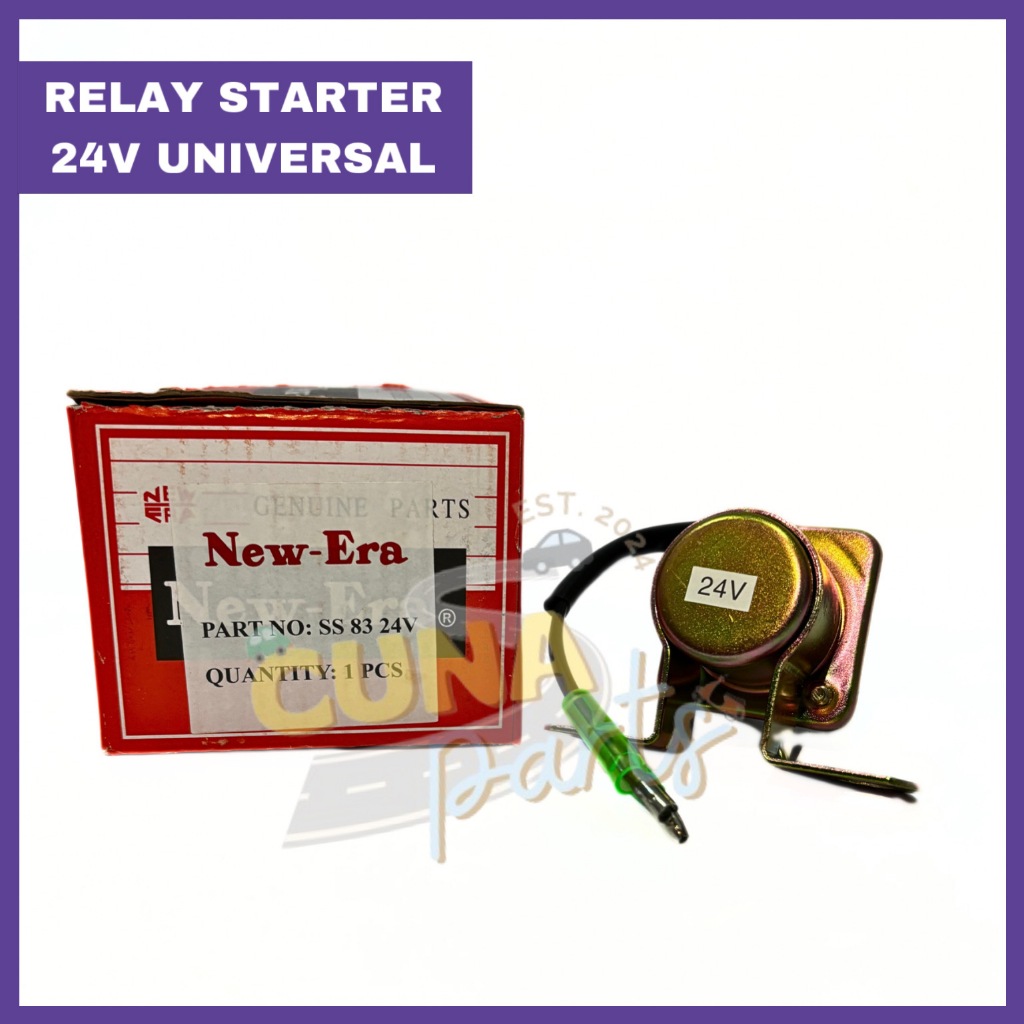 Jual Relay Starter Hino Ranger/FUSO/PS190 24V - No Part 83 Merk New Era ...