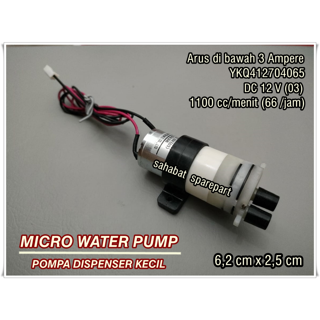 Jual MICRO WATER PUMP / POMPA DISPENSER KECIL SESUAI GAMBAR | Shopee ...