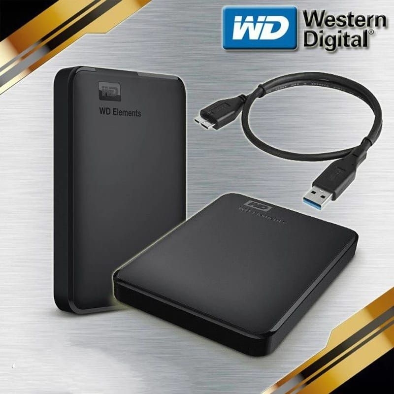 Jual Hardisk External 1TB/500GB/320GB WD Elements USB 3.0 HDD Eksternal ...