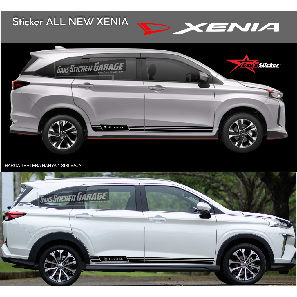 Jual sticker all new avanza all new veloz all new xenia | Shopee Indonesia