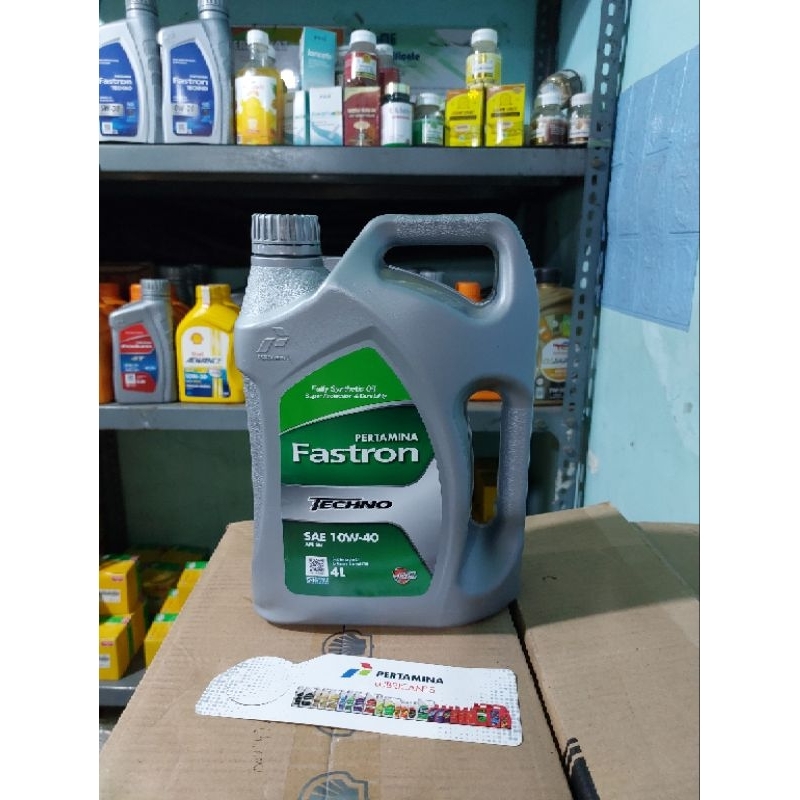 Jual Fastron Techno 4 Liter SAE 10W-40 API SN | Shopee Indonesia