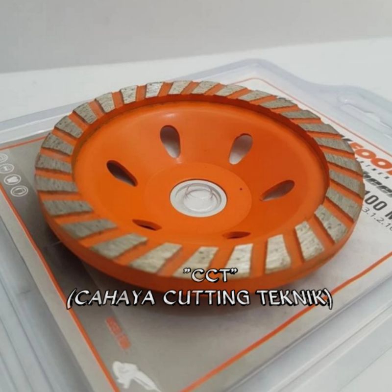 Jual Diamond wheel cup wheel turbo 4 inch mata gerinda poles beton cup ...