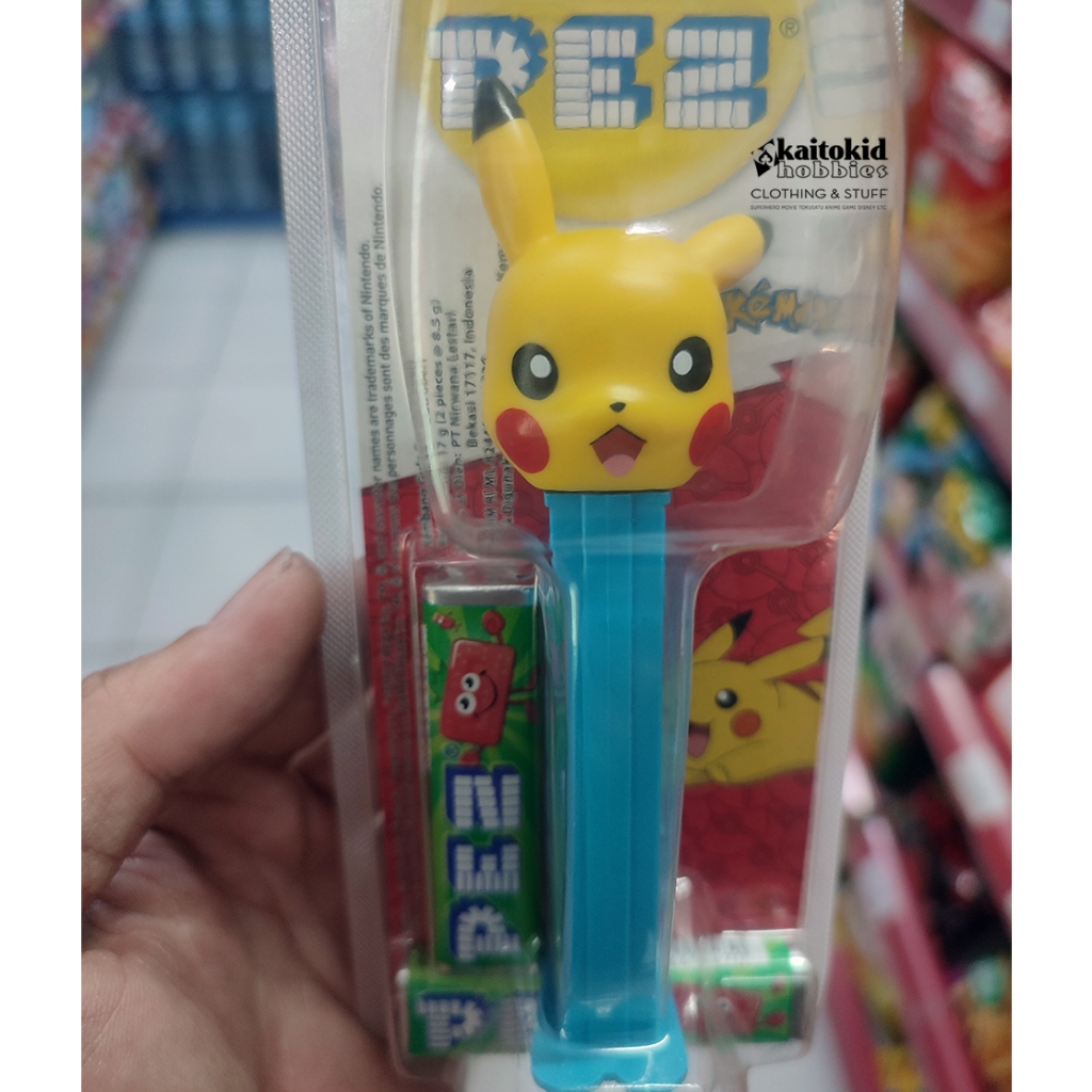 Jual PEZ Permen POKEMON PIKACHU BIRU Dispenser Candy Lucu Unik | Shopee ...