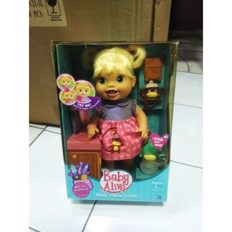 Jual MAINAN ANAK BABY ALIVE BABIE'S NEW TEETH | Shopee Indonesia