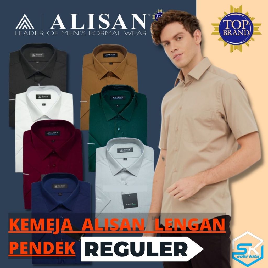 Jual ALISAN Original Kemeja Polos Lengan Pendek REGULER | Shopee Indonesia Jual ALISAN Original Kemeja Polos Lengan Pendek REGULER | Shopee Indonesia