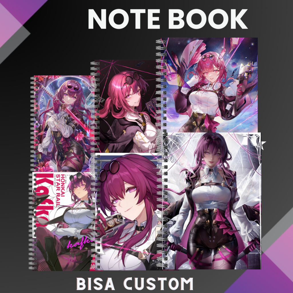Jual notebook/buku catatan karakter kafka honkai star rail | Shopee ...