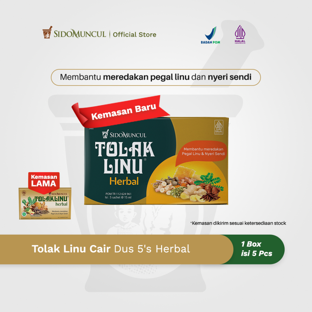 Jual Tolak Linu Cair Dus 5's Herbal Alami - Pegal Linu Nyeri Sendi ... Jual Tolak Linu Cair Dus 5's Herbal Alami - Pegal Linu Nyeri Sendi ...
