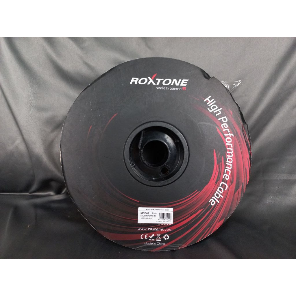 Jual Kabel MIC Stereo Professional Roxtone MC002 Original Harga Per 100 ...