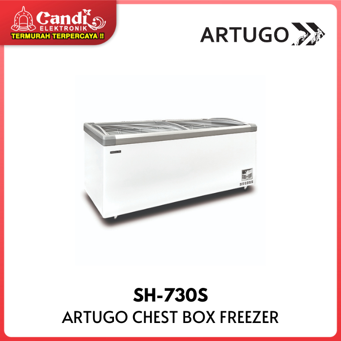 Jual ARTUGO Chest Box Freezer 720 Liter Non-CFC Sliding Alumunium SH ...