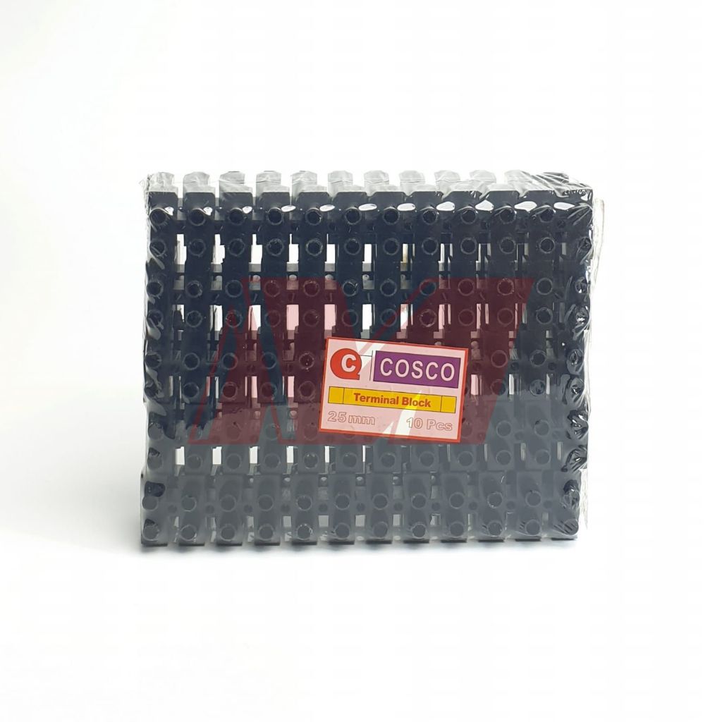 Jual CC 1 Pak (10 Batang) Terminal Kabel 25mm Warna Hitam | Shopee ...