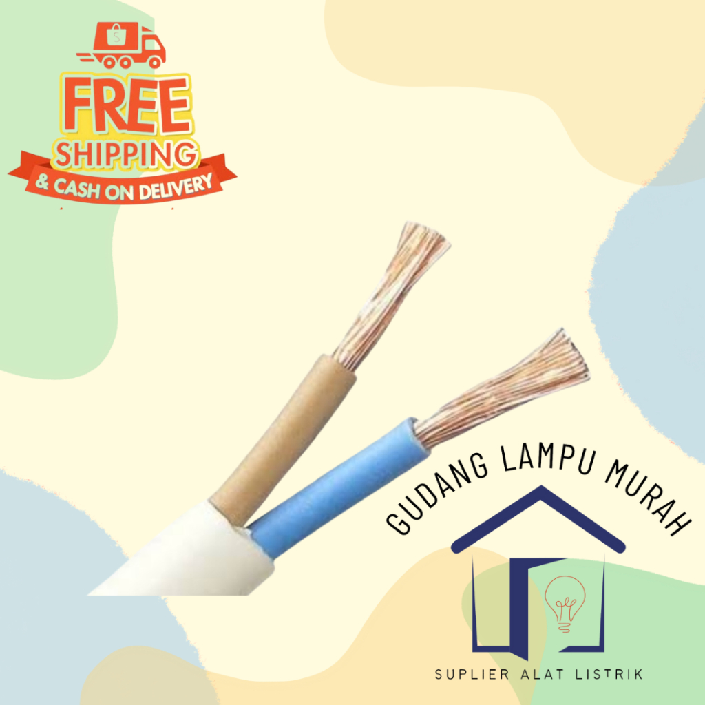 Jual Kabel Serabut NYM HYO 2x0.75mm HAKAMITSU / Gold SNI Kabel serabut ...