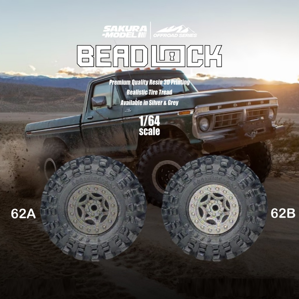 Jual 1/64 Custom Wheels Sakura Model 16mm BEADLOCK SERIES SM62 FREE ...