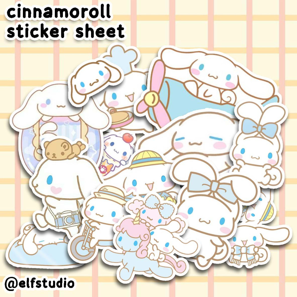 Jual Stiker Cinnamoroll Sanrio Sticker Cinamon Roll Planner DIY ...