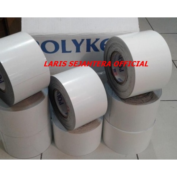 Jual Wrapping Tape Polyken 4 Inch Wrapping Pipa 4 inch x 100 Feet Hitam ...