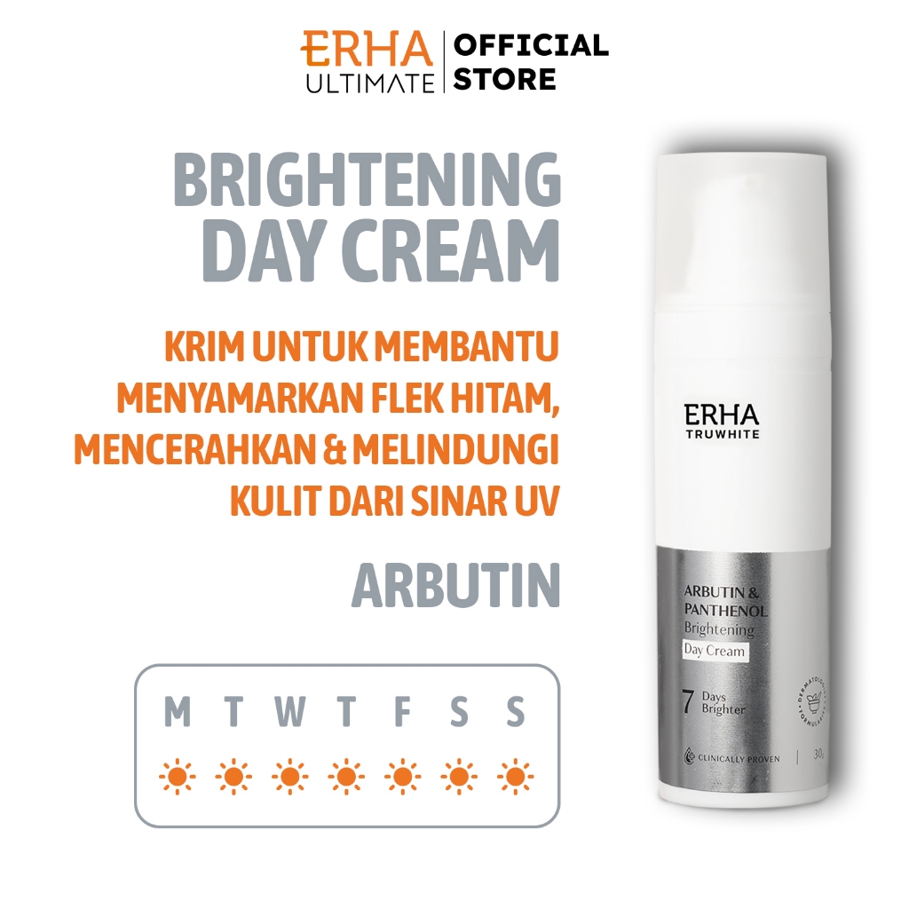 Jual ERHA Truwhite Brightening Day Cream 30g | Shopee Indonesia