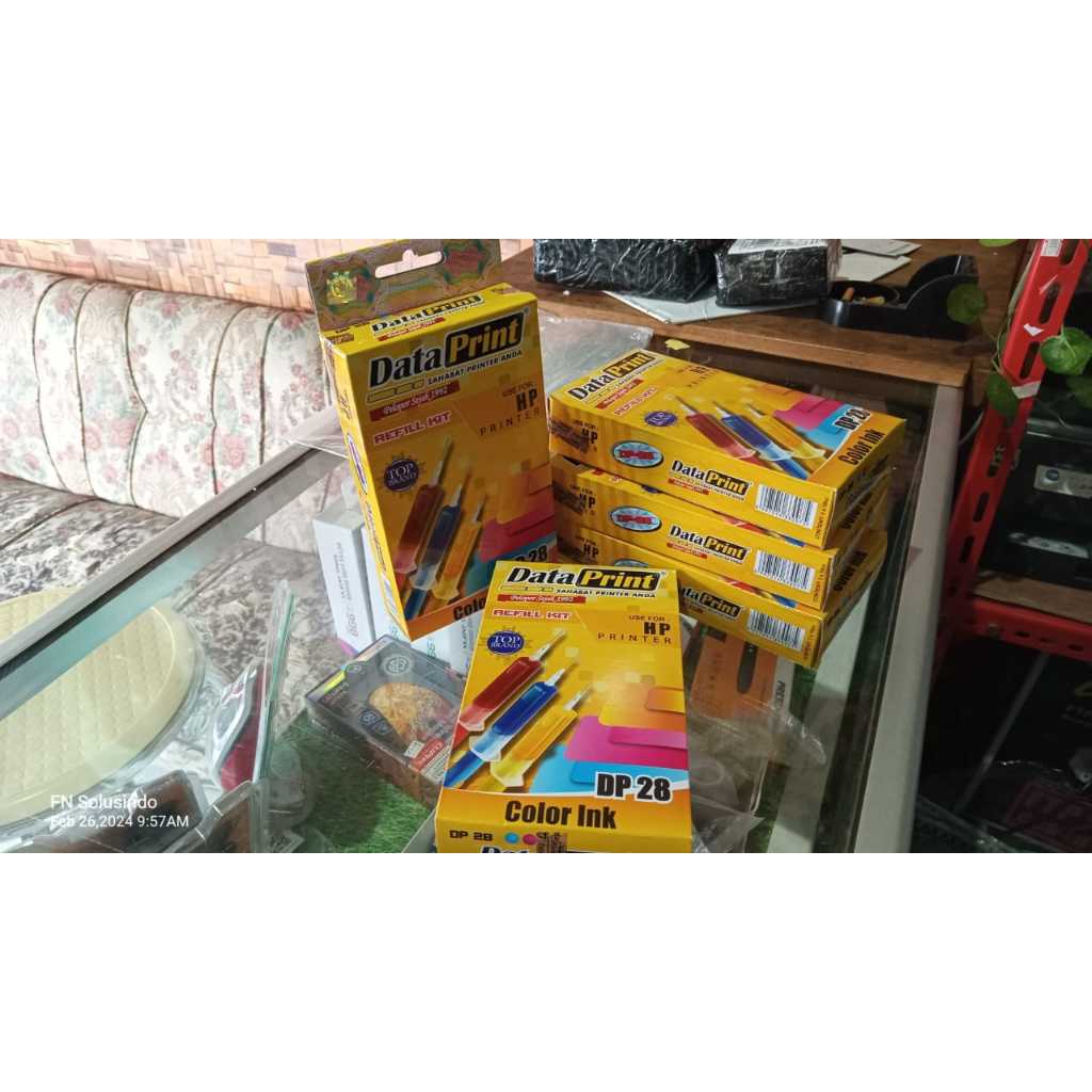 Jual Tinta Refill Data Print DP 28 HP Colour | Shopee Indonesia