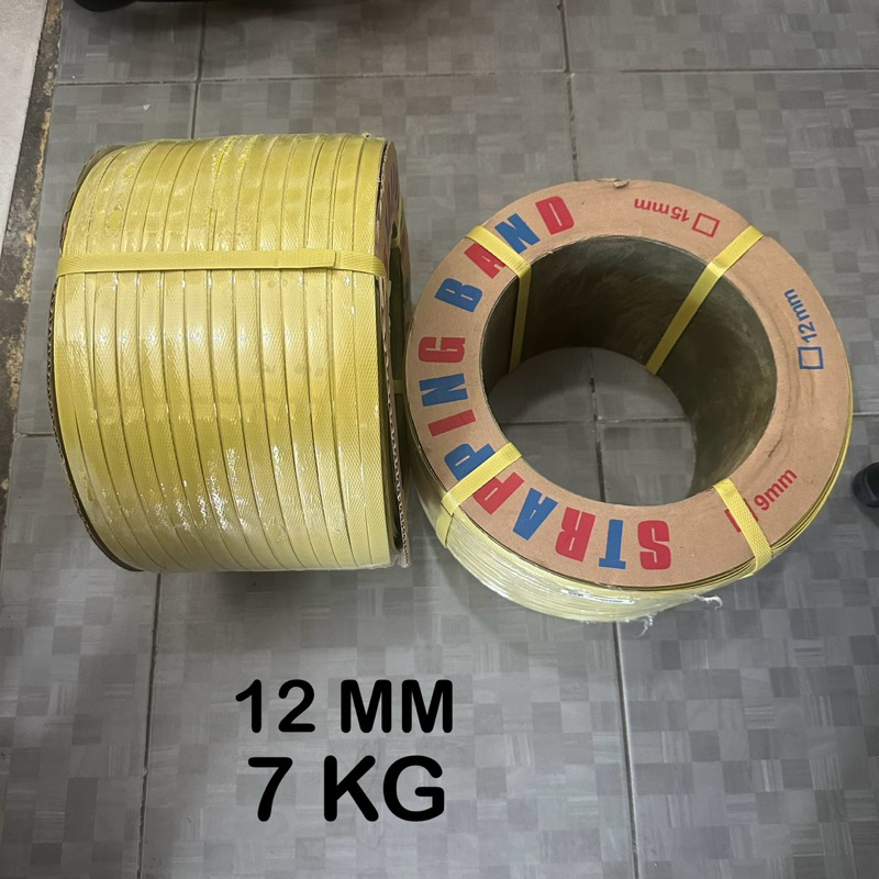 Jual Strapping Band PP / Tali Packing Kuning 7 Kg - Lebar 12 mm ...