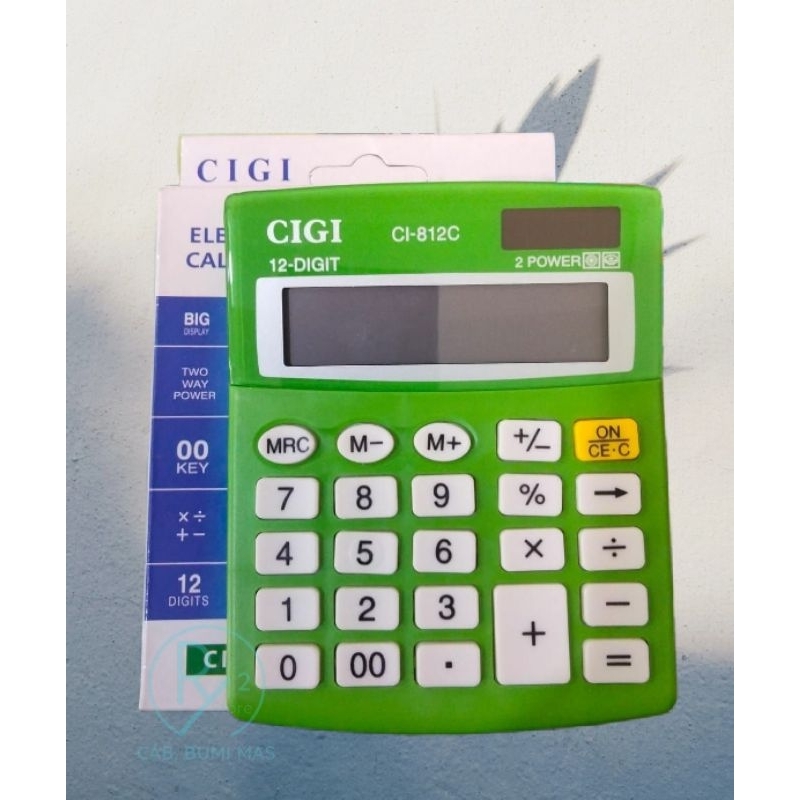 Jual (1 PCS) KALKULATOR CIGI CL-812C SEDANG | Shopee Indonesia