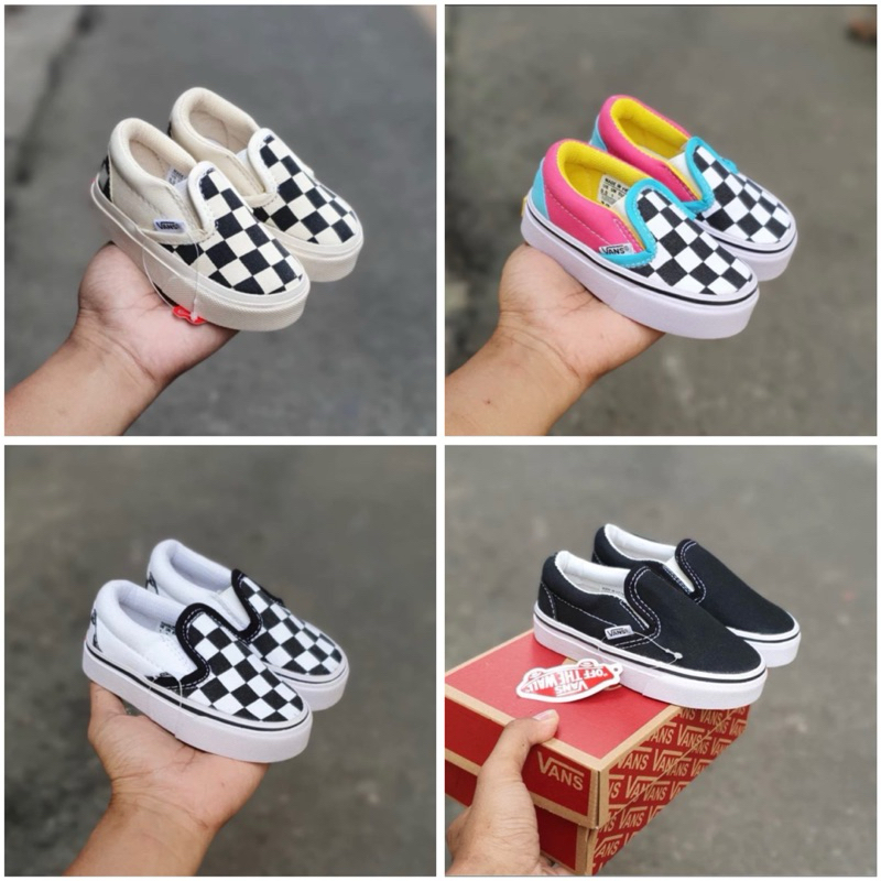 Jual Sepatu Anak Vans Slip on Catur Dan Bw Sepatu anak laki laki dan ...