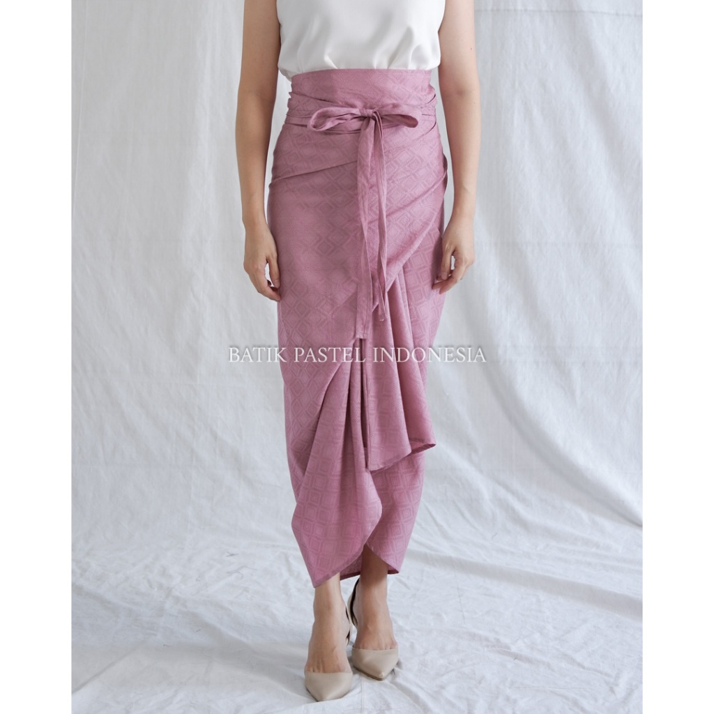 Jual Rok Tali Tenun Bahan Dobi Viscose Satin Batik Pastel Indonesia ...