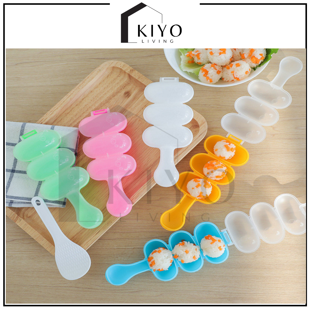 Jual KIYO Cetakan Nasi Bento / Centakan Nasi Bulat / Alat Cetakan Bola ...