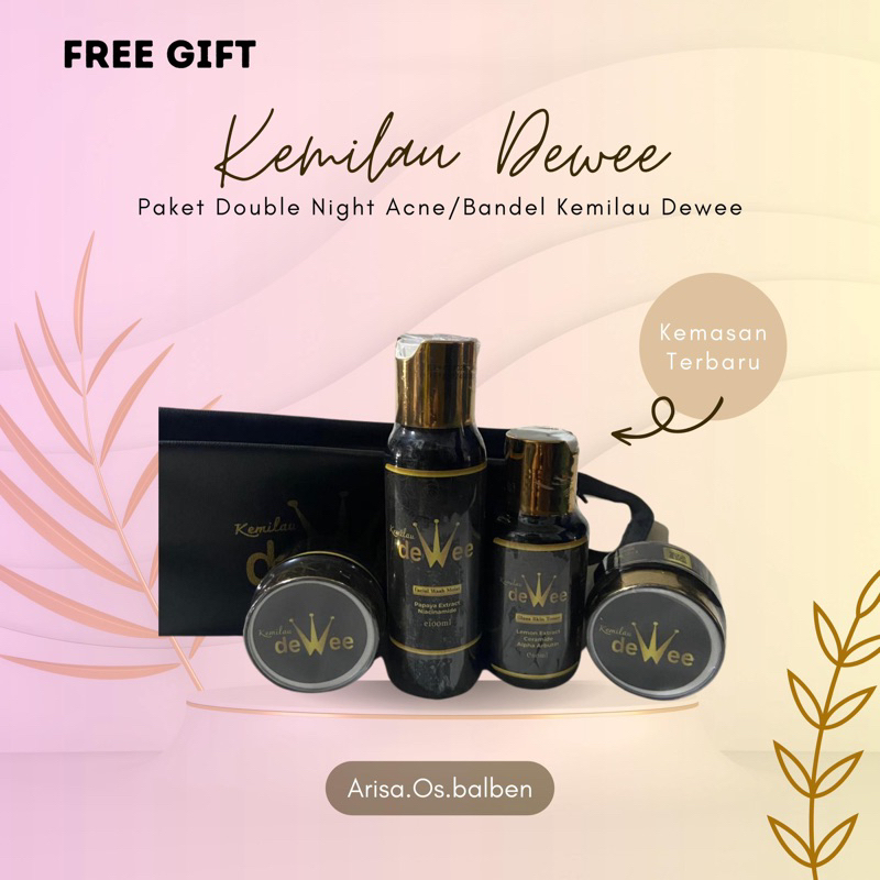 Jual Paket Double Night Bandel Kemilau Dewee Skincare | Shopee Indonesia