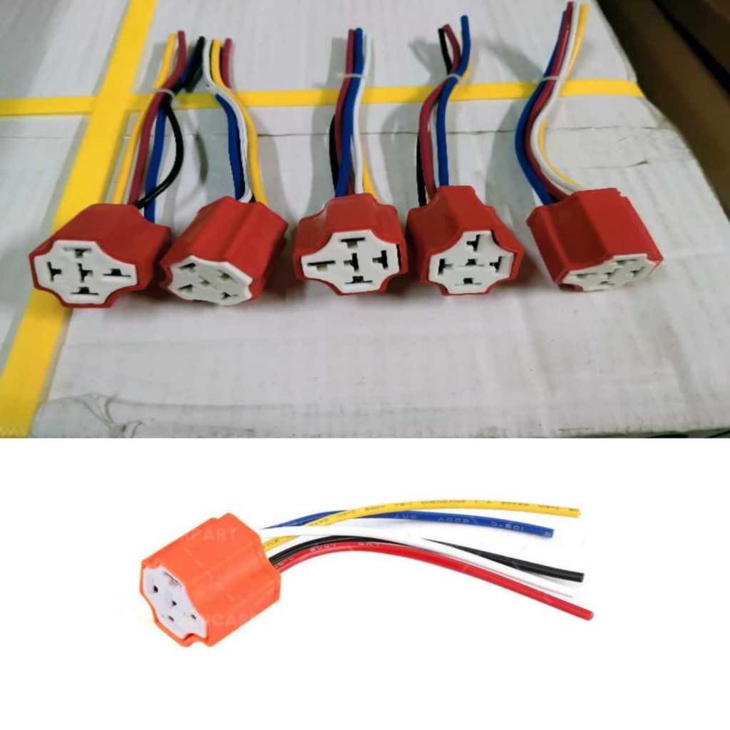 Jual Soket Socket Relay Ceramic Keramik Klakson Lampu Kaki 4 Kaki 5 Pin ...