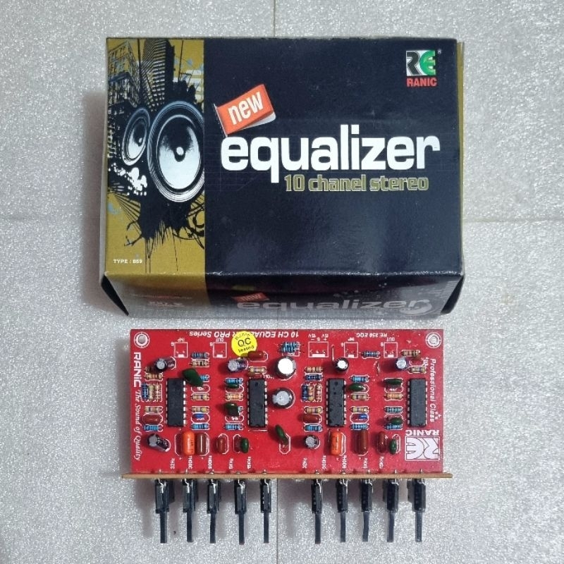 Jual KIT Equalizer 10 Channel Stereo By Ranic | Shopee Indonesia