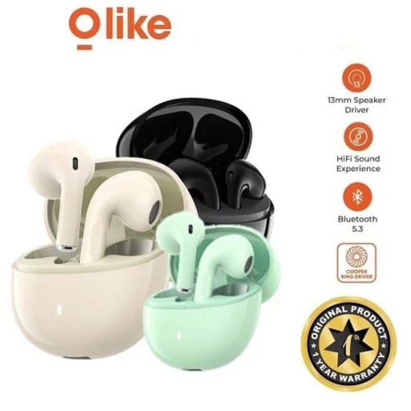 Jual Olike T111 TWS Headset Bluetooth 5.3 Earphone Wireless Original | Shopee Indonesia
