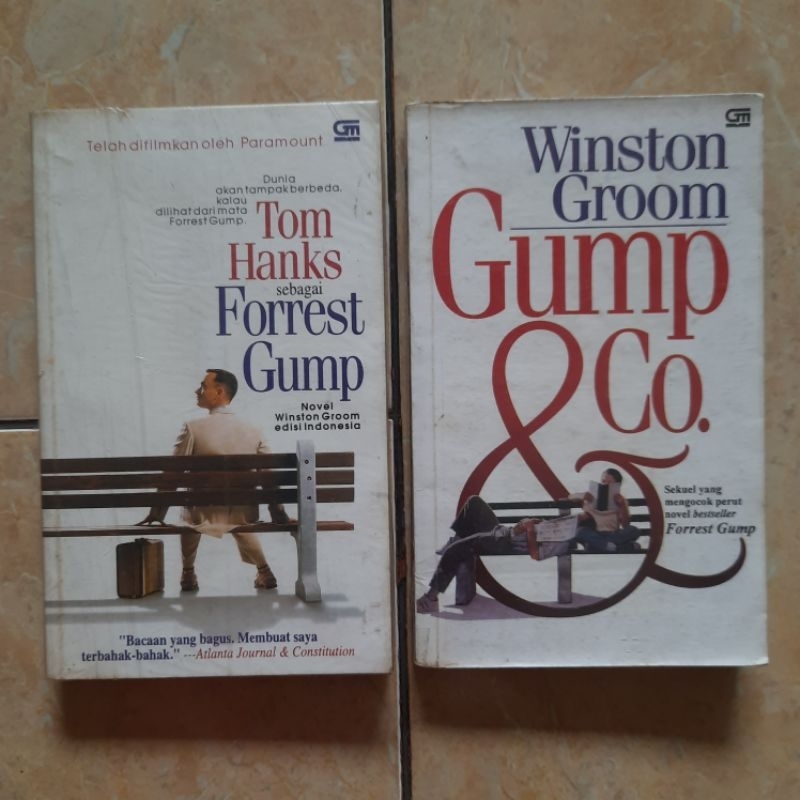 Jual Set Novel Winston Groom Forrest Gump + Gump & Co Kolpri + Sampul | Shopee Indonesia
