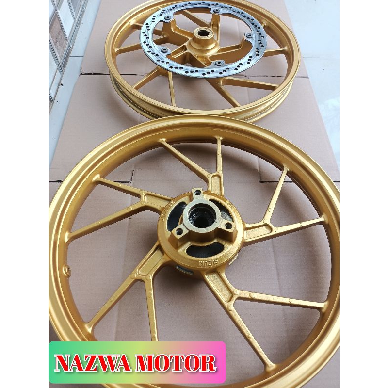 Jual VELG RACING SATRIA FU ORIGINAL REPAINT SATU PASANG | Shopee Indonesia