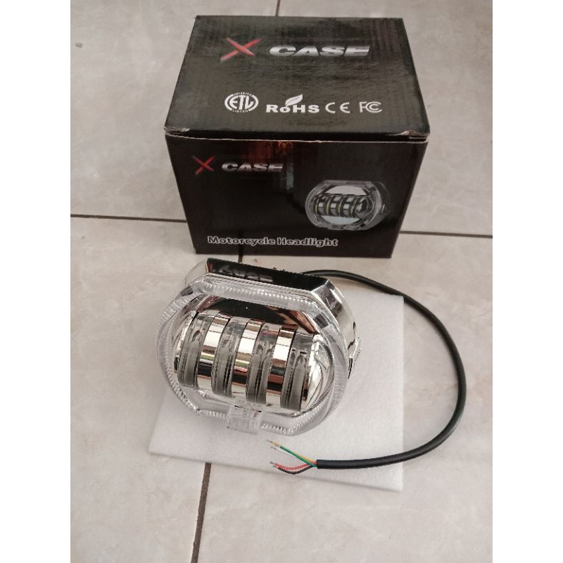 Jual LAMPU DEPAN X CASE LED/LAMPU LED | Shopee Indonesia