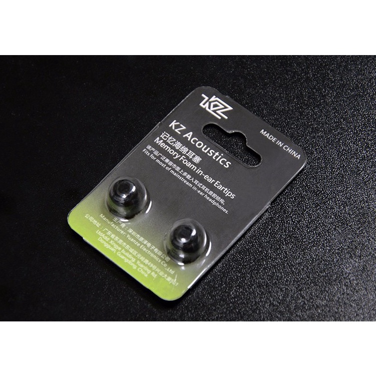 Jual KZ Original Black Noise Isolating Foam Ear Tips Size M | Shopee ...