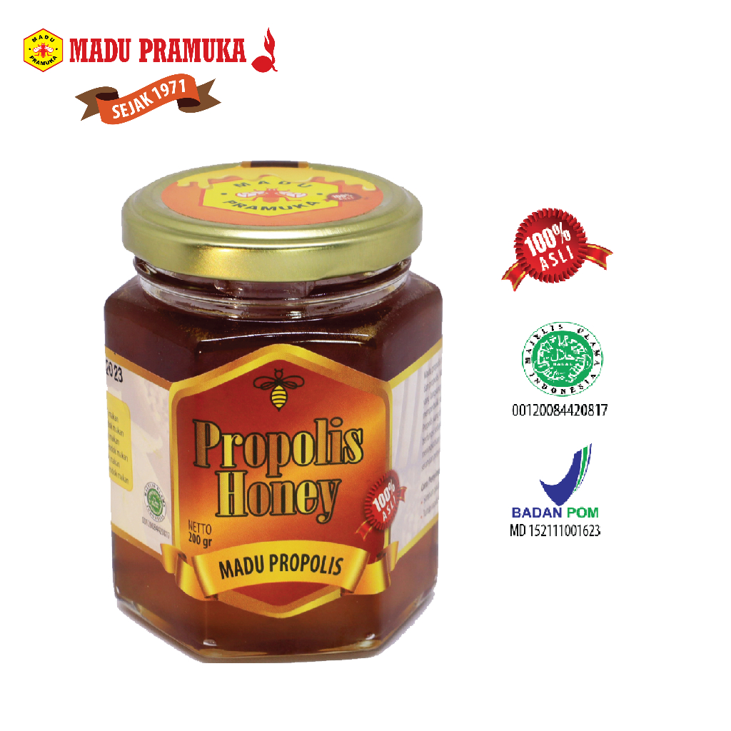 Jual Madu Pramuka Propollis 200 gr | Shopee Indonesia