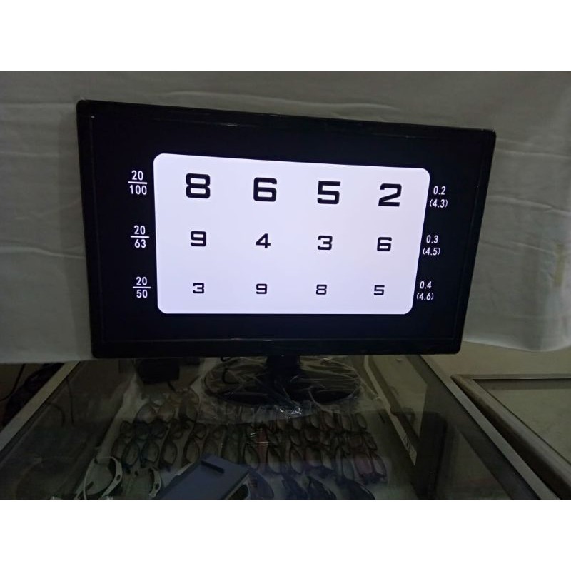 Jual LED Snellen chart/Ototype/ready/optik/BR 215C | Shopee Indonesia