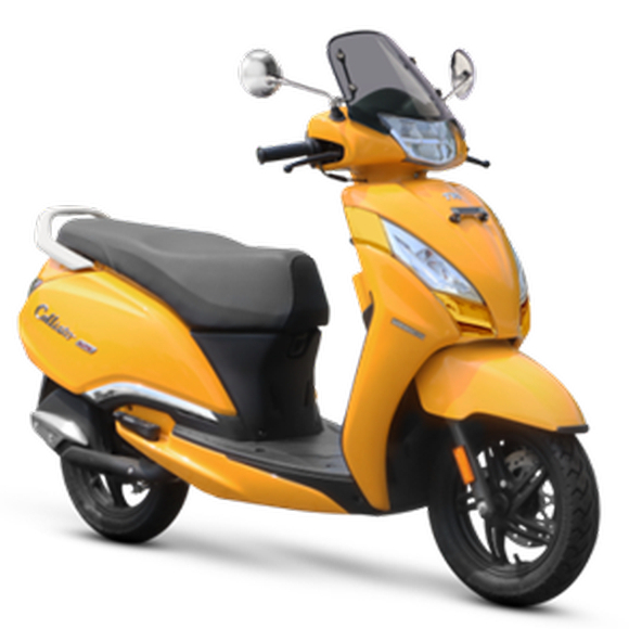 Jual TVS Motor Callisto 125CC Premium - Mustard Yellow | Shopee Indonesia