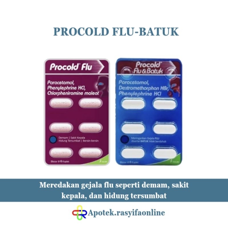 Jual Procold Flu Batuk Tablet | Shopee Indonesia