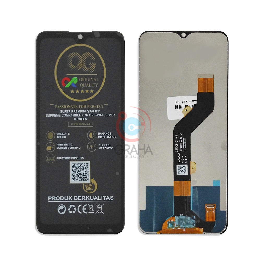 Jual LCD TECNO SPARK 5 AIR-KD6 / KD6A / KE6 / SPARK 6 AIR-KE6J / POUVOIR 4-LC7 / 4 PRO-LC8 OG ...