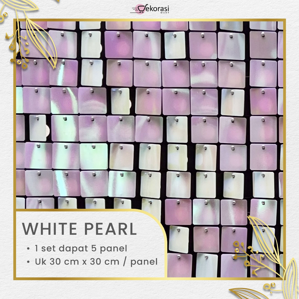 Jual 5 PANEL TERMURAH Square Sequin Tile Backdrop / Sequin Backdrop ...