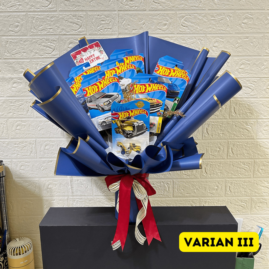 Jual Bouquet Bunga Hot Wheels Buket Bucket Hadiah Ulang Tahun Hadiah ...